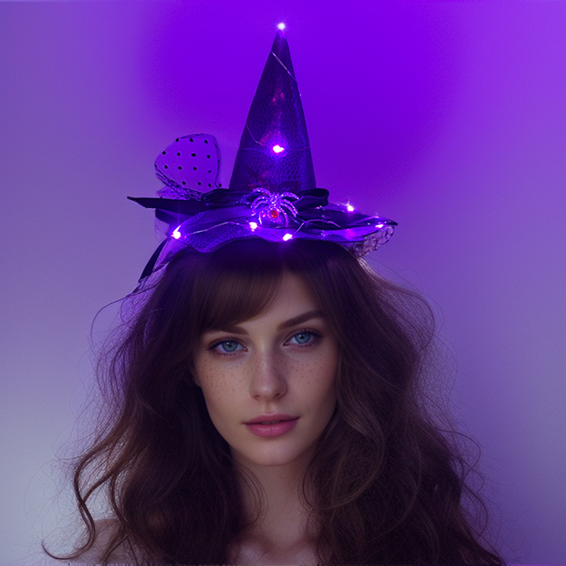 Halloween witch headband LED light Products- Cheersdrop