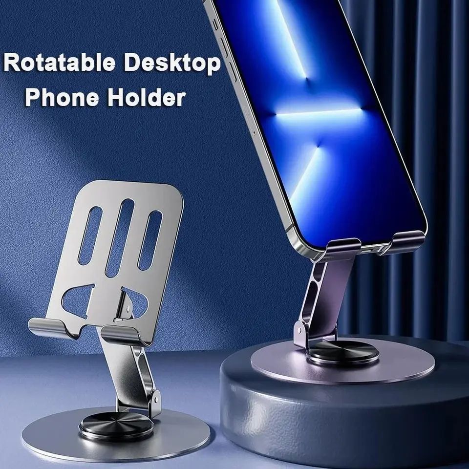 All-metal aluminum rotation mobile phone holder Products- Cheersdrop