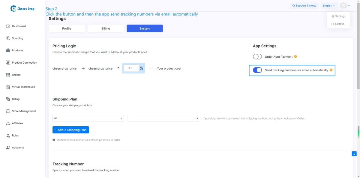Quick Guide - Cheers Drop