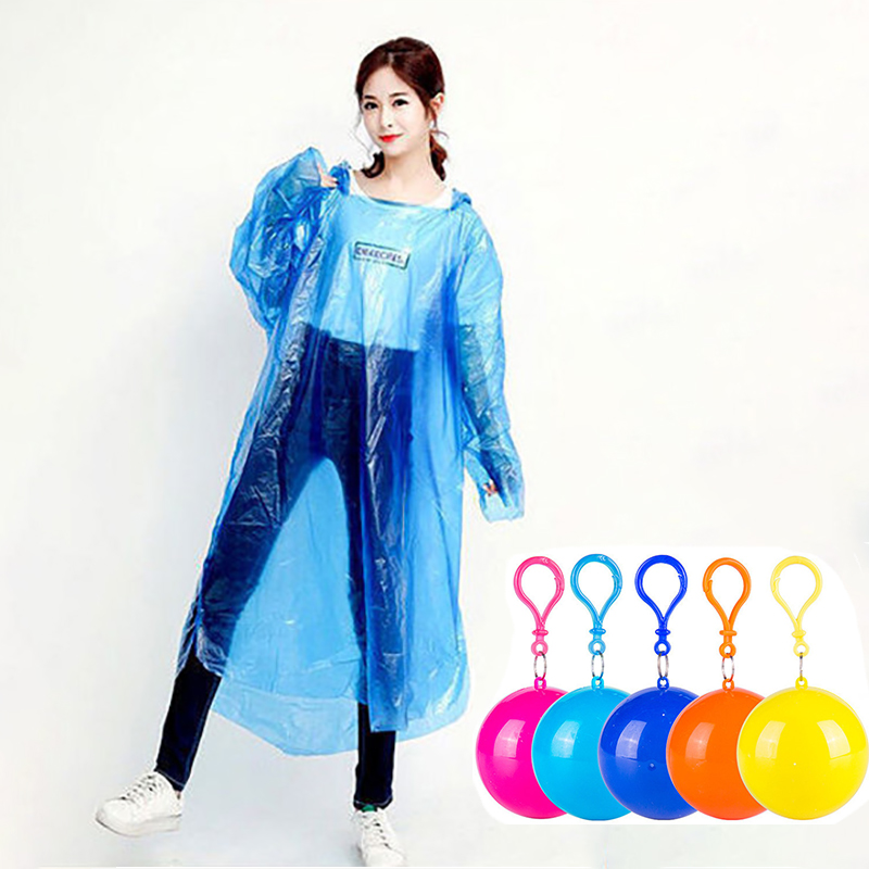 Portable Raincoat Ball Emergency Poncho Unisex Products- Cheersdrop
