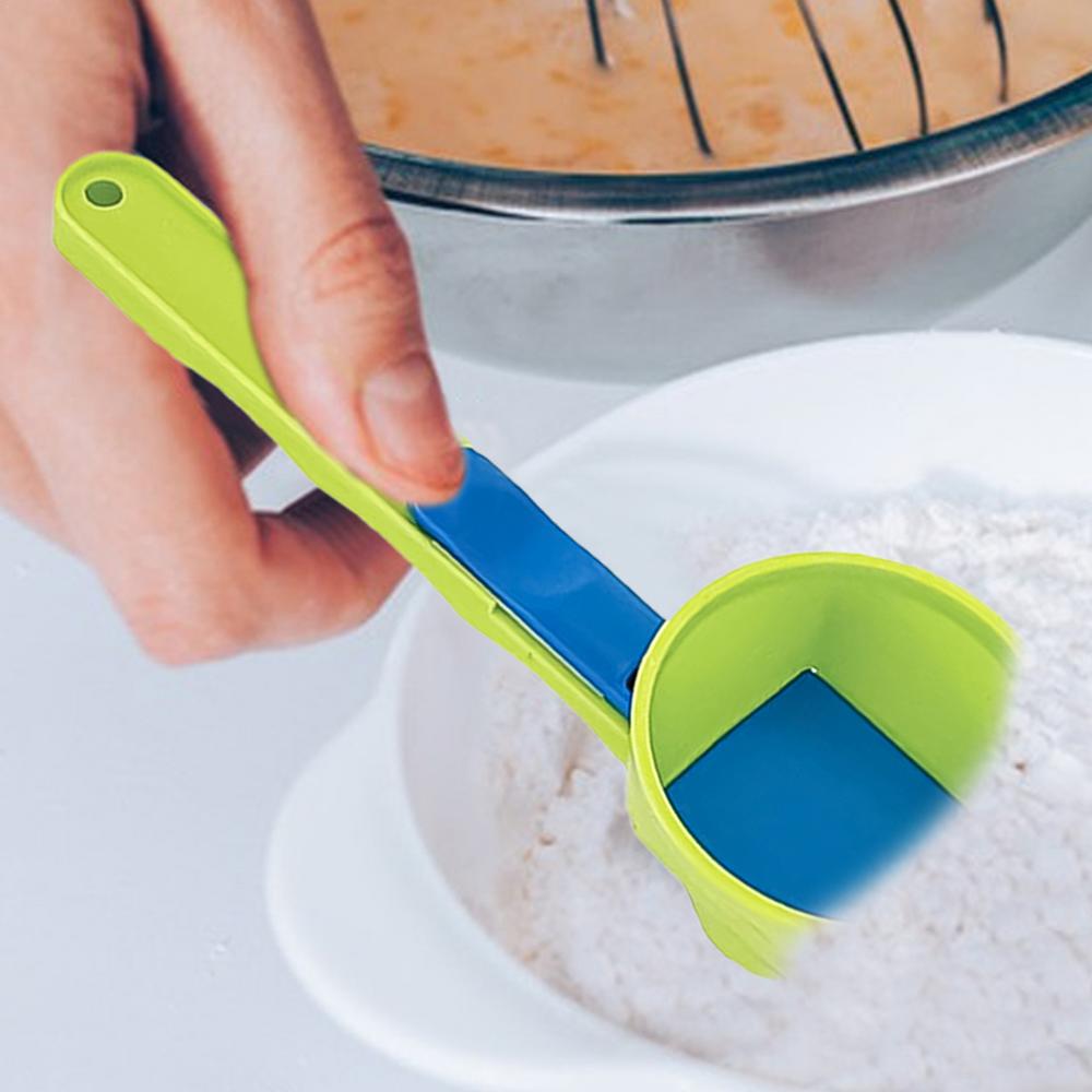 Measuring Spoon Funnel With Longer Handle Powder Scoop Products- Cheersdrop